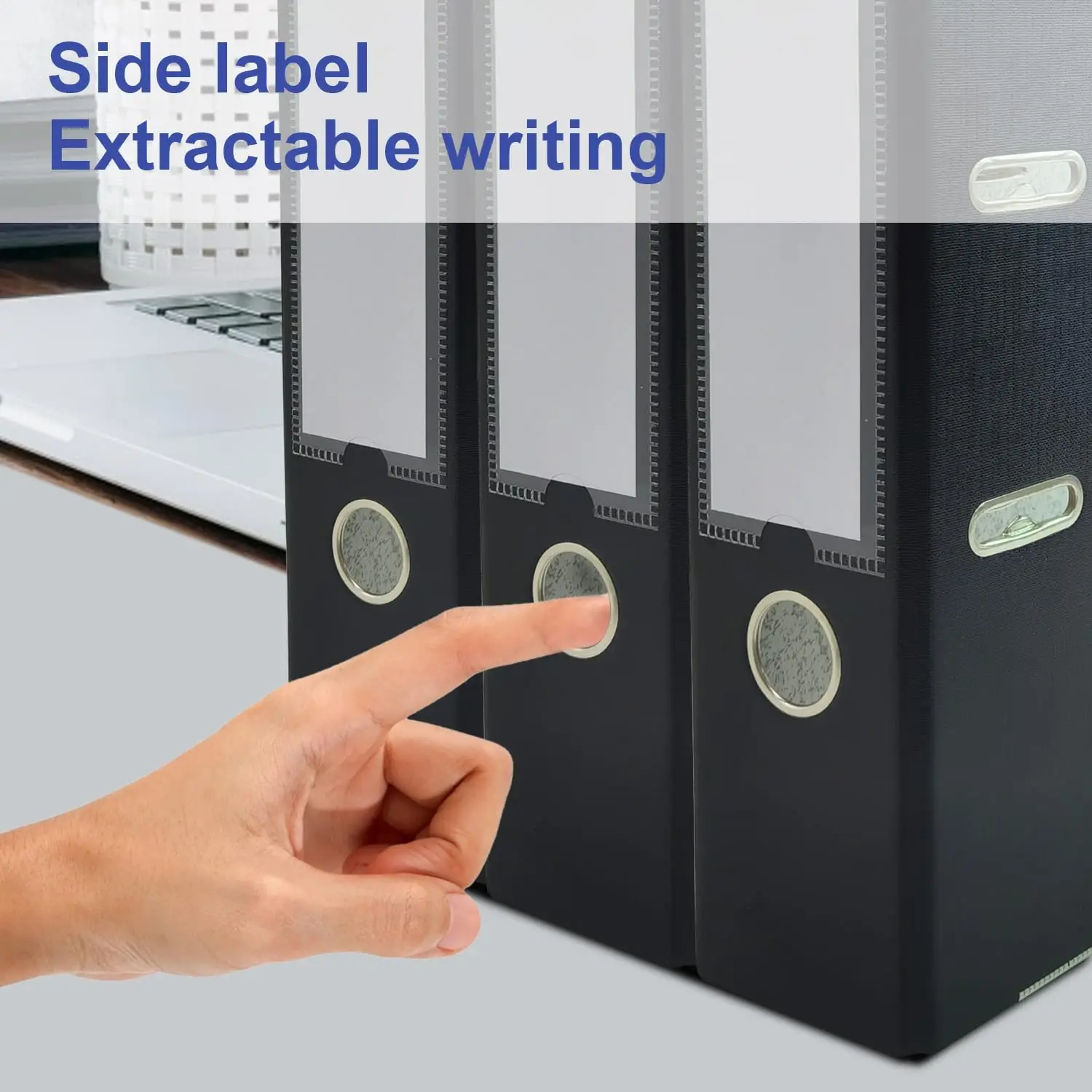 A4 A5 Blue Classification Folder - Durable Plastic Binder