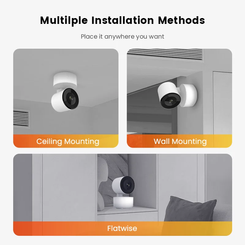 4MP Tuya Smart WIFI Baby Monitor - 360° Panorama Camera