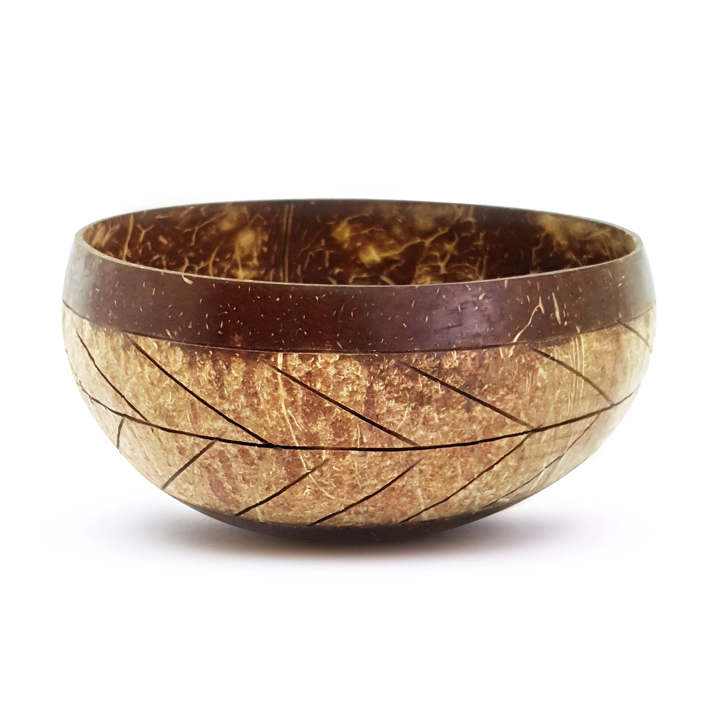 Natural Hand Engraved Coconut Bowl Unique Carved Coconut Shell Bowl ...