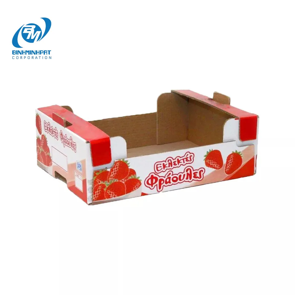 High Quality Corrugated Cardboard Trays for Avocado Packaging