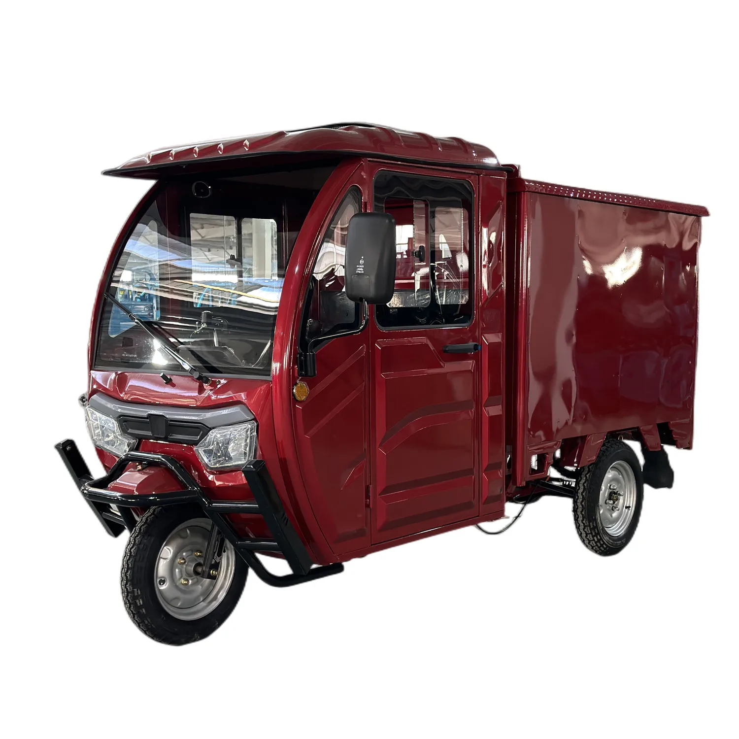 3 wheel Electric Cargo Delivery Tricycle with rear cargo box EEC COC ...