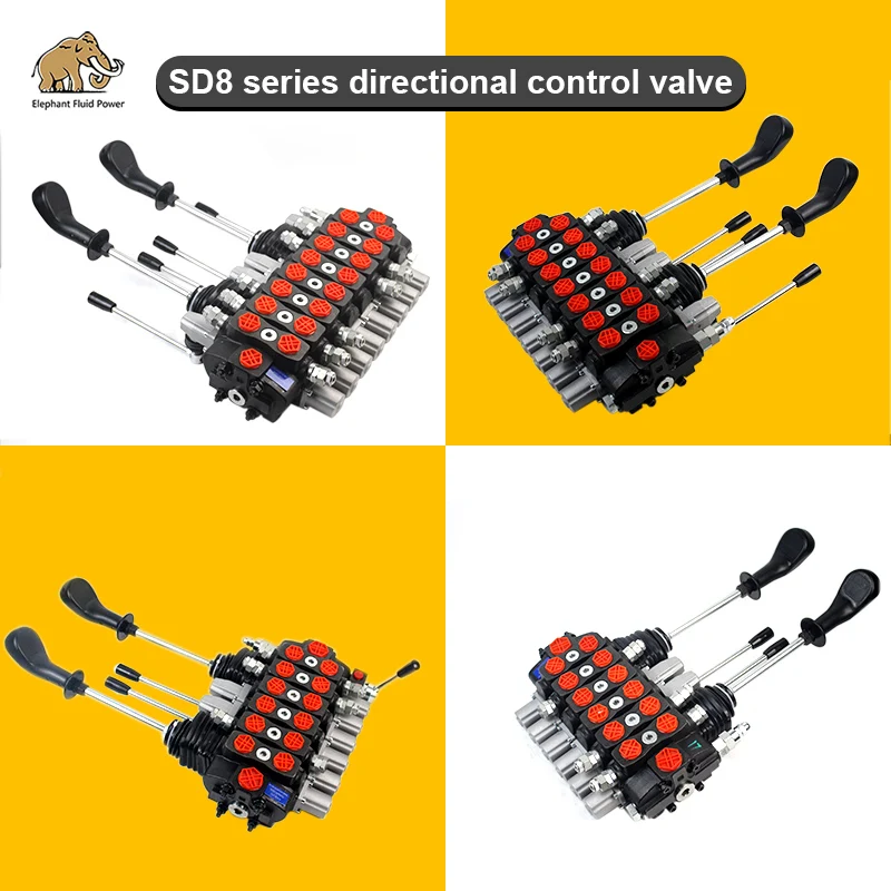 Walvoil SD8 Hydraulic Directional Valve - Joystick Control Valve for ...
