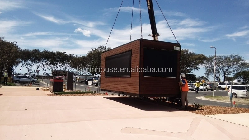 Customize Design Modern Prefab Small Cafe Outdoor BBQ