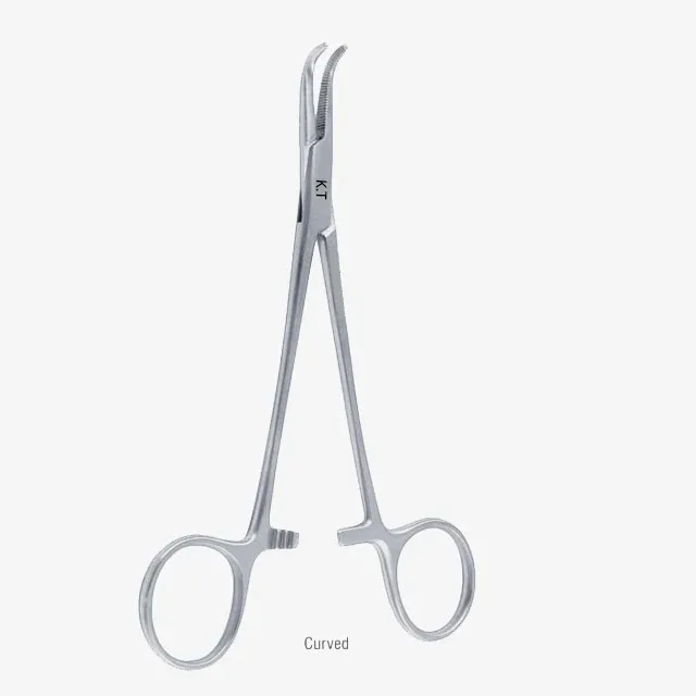 Hemostatic Vascular Gemini Forceps High-quality Curved Serrated Forceps ...