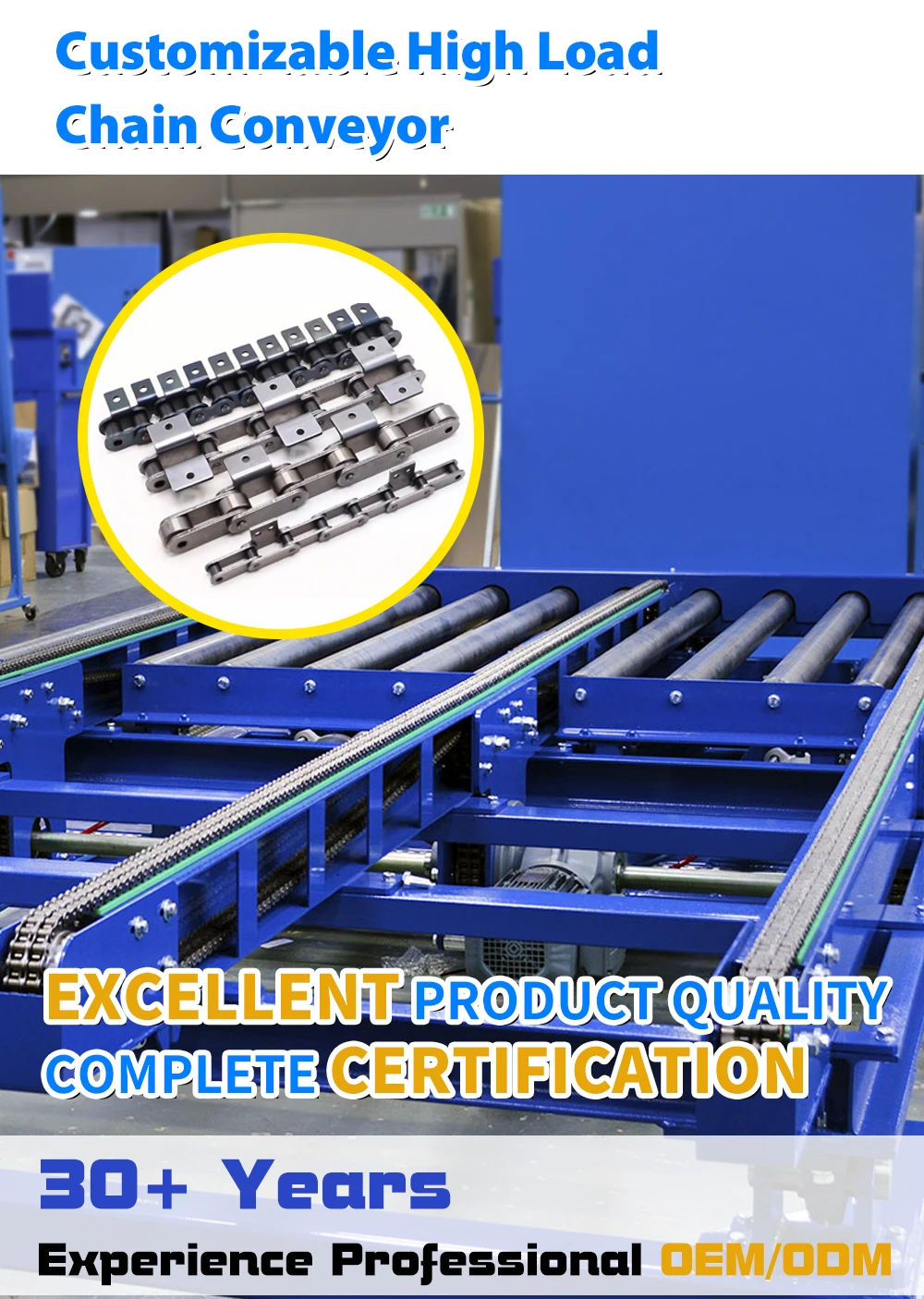 SENTAO Loading Heavy Duty Chain Conveyor Steel Chain Drag Conveyor Drag ...