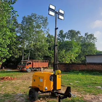 3 Kva 5mtr Mobile Light Towers Generators Available In Best Price - Buy ...