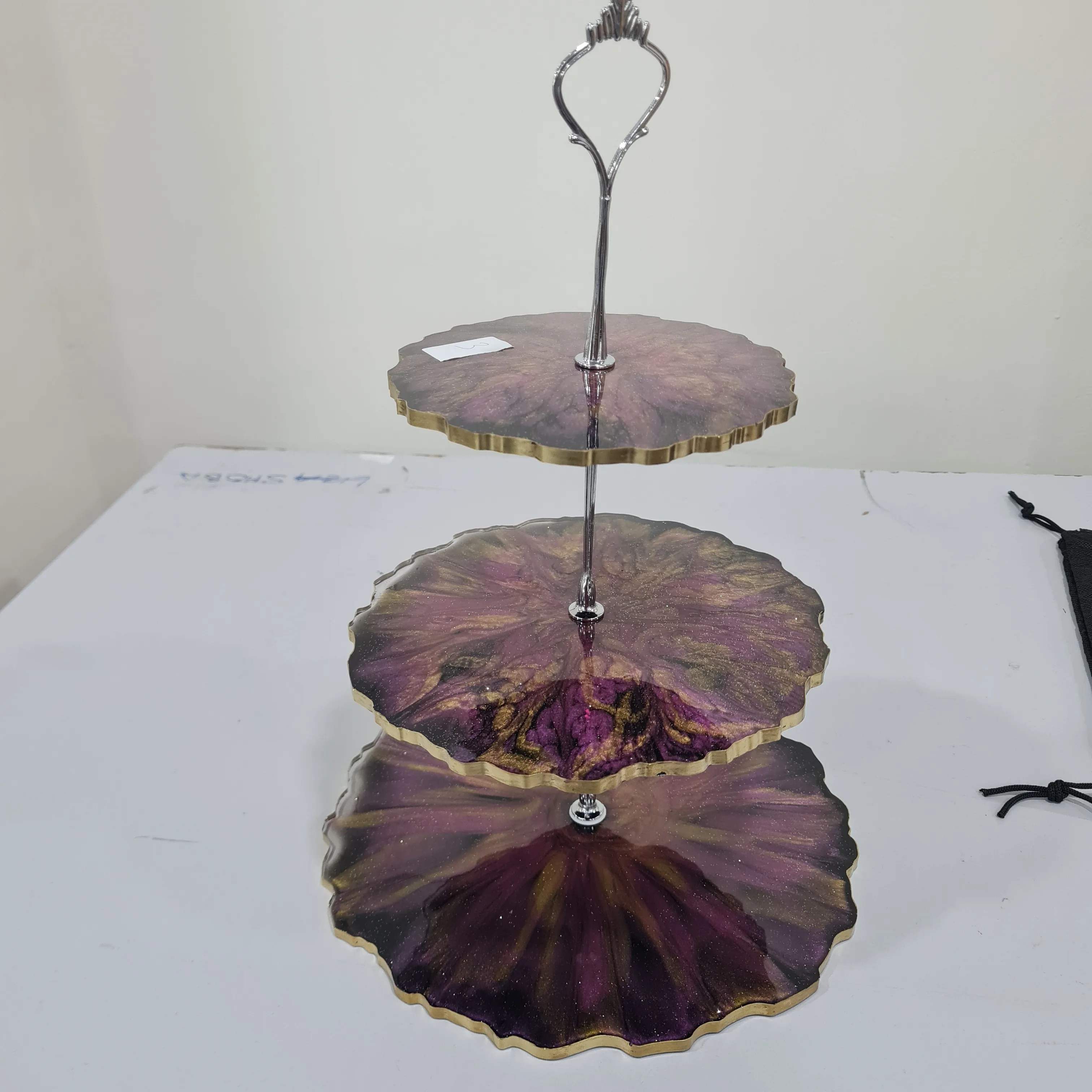 Luxurious High Tea Set In Resin Material Perfect For Hosting Guests ...