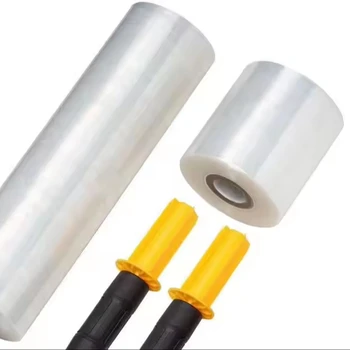 Strong Tensile Clear Stretch Film Self Adhesive Stretch Wrap Film Roll ...