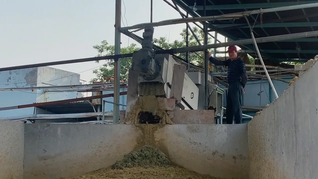 Multi Disc Screw Press Machine for Efficient Sludge Dewatering