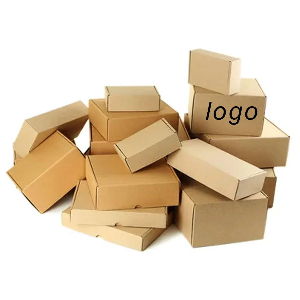 Wholesale Recycled Corrugated Paper Cartons with Custom Logo
