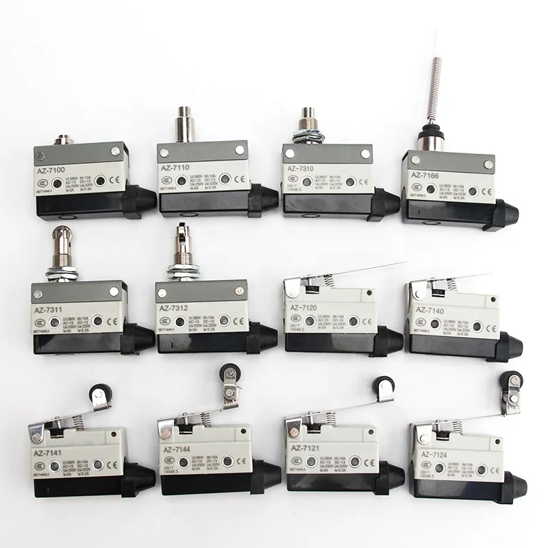 7310 Panel Mounted Push Plunger Actuator - Basic Limit Switch