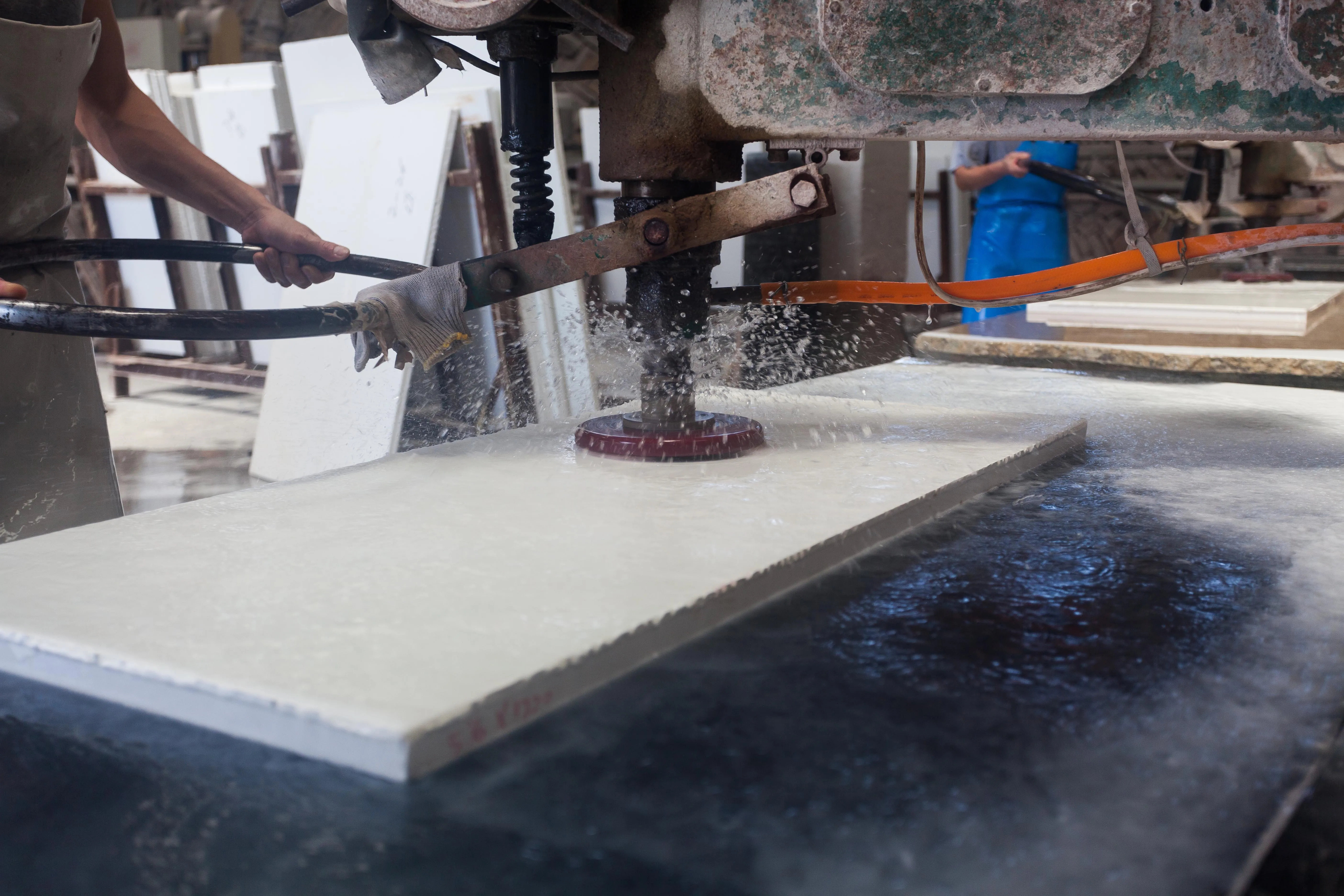 Manual Hand Granite Slab Stone Polishing And Grinding Machine - Buy ...