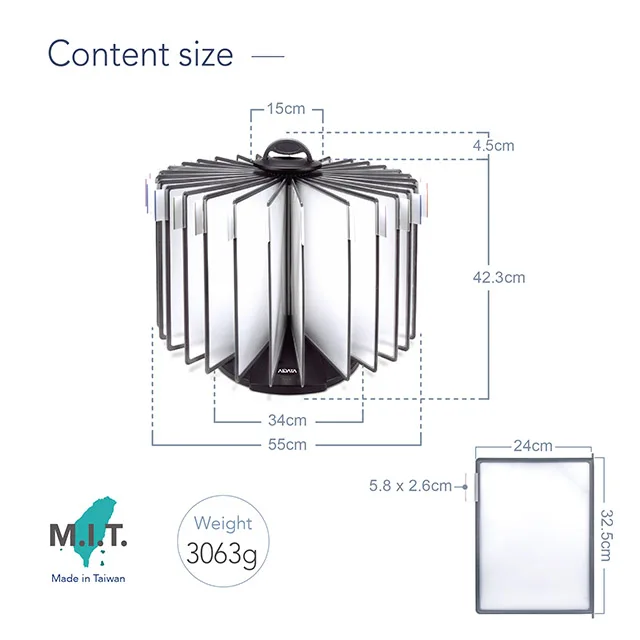 Hanging File Folder Document Organizer Rotary Display AIDATA| Alibaba.com