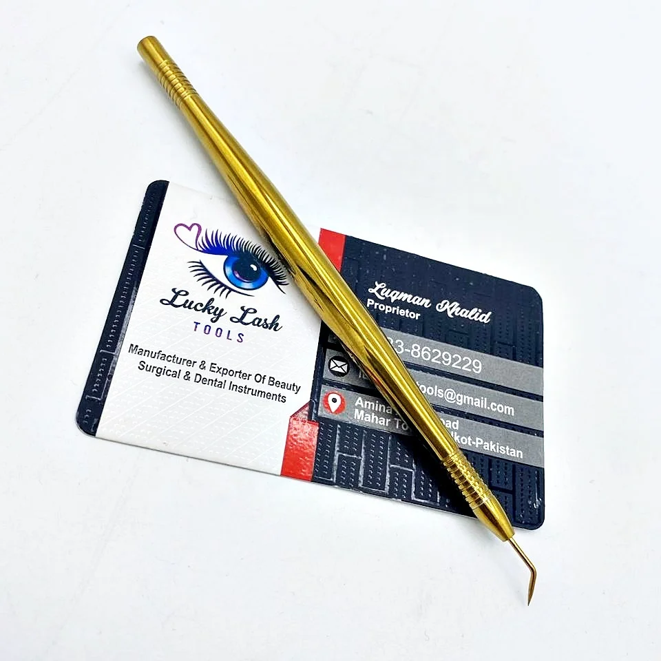 Lash Lifting Tool Bright Gold Plasma Light Weight Made with Serrated ...