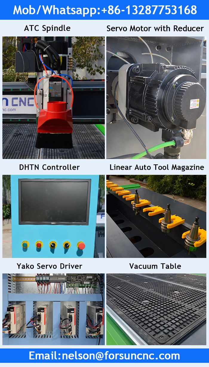 13% Discount!2023 Factory 1325 1530 2030 4*8 Auto Tool Changer Cnc ...