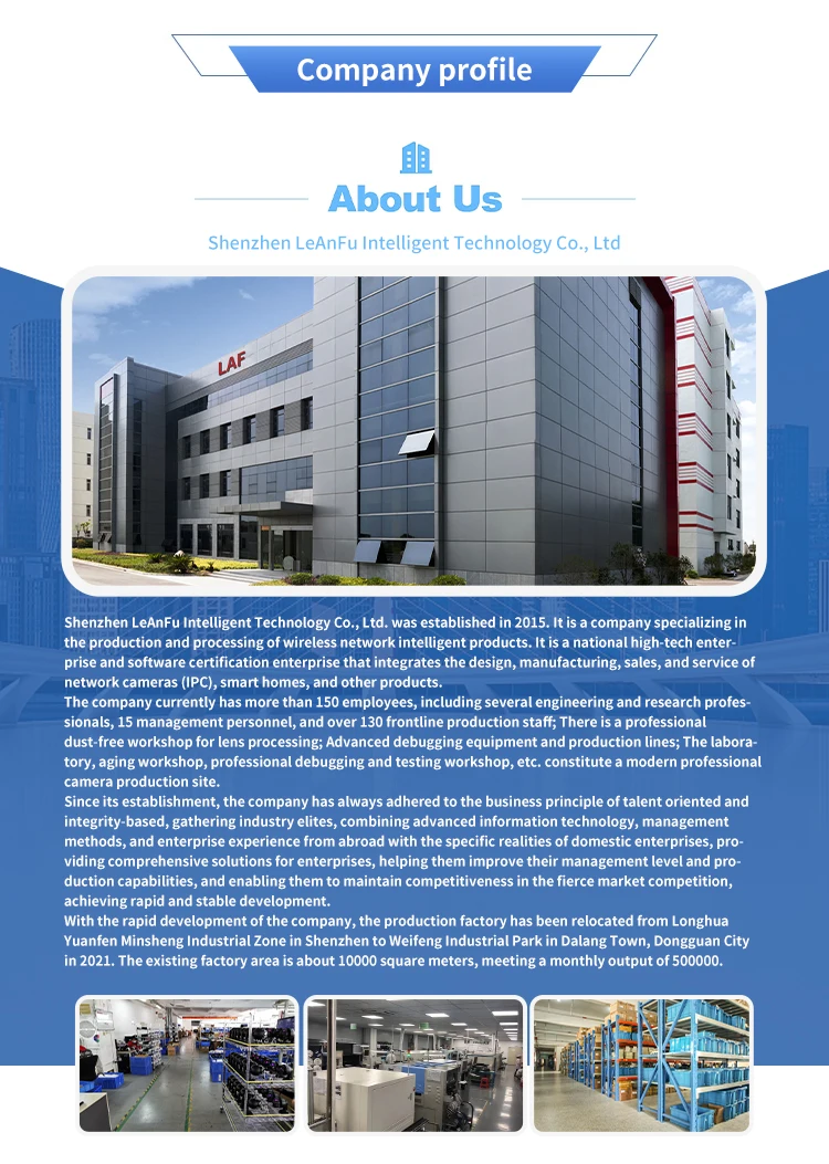 Dual Lens IP Camera Night Vision Wide Angle 4MP Resolution Indoor ...