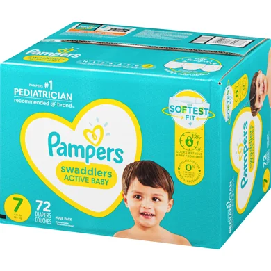Pampers Baby Dry Size 8 Sample 5x Diapers All New Size Imported Pampers ...