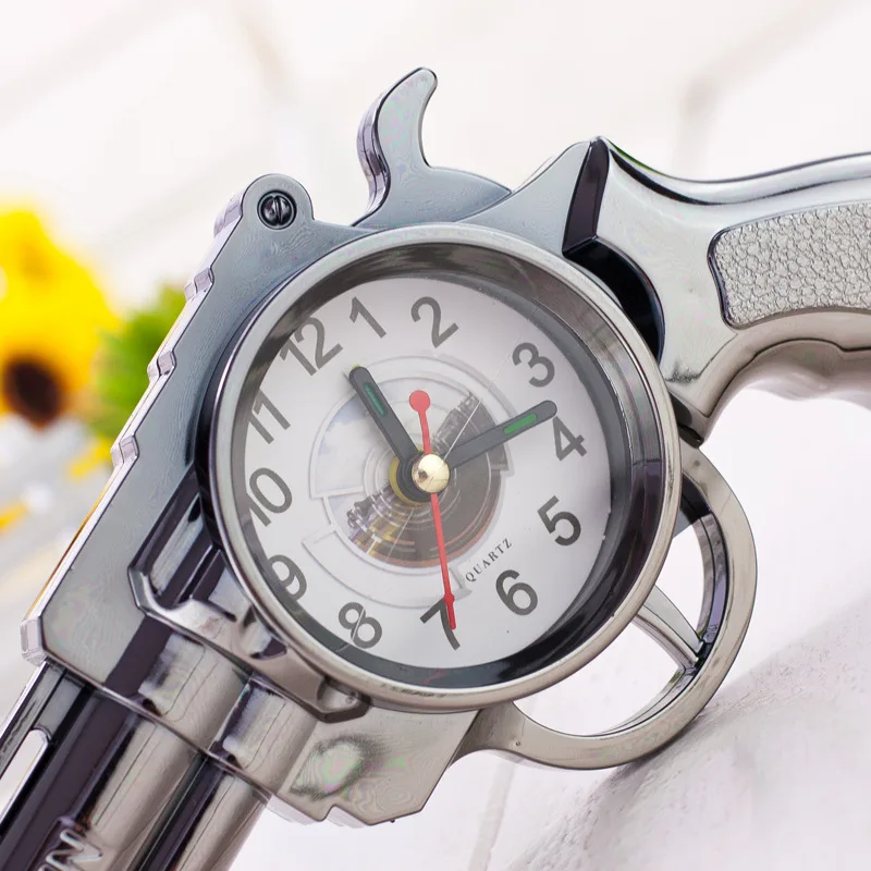 Revolver Shape Alarm Clock Fashion Creative Versatile Alarm Clock Home ...