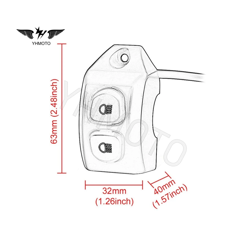 Switch Control Button for BMW R1250GS - Heavy Duty & Reliable