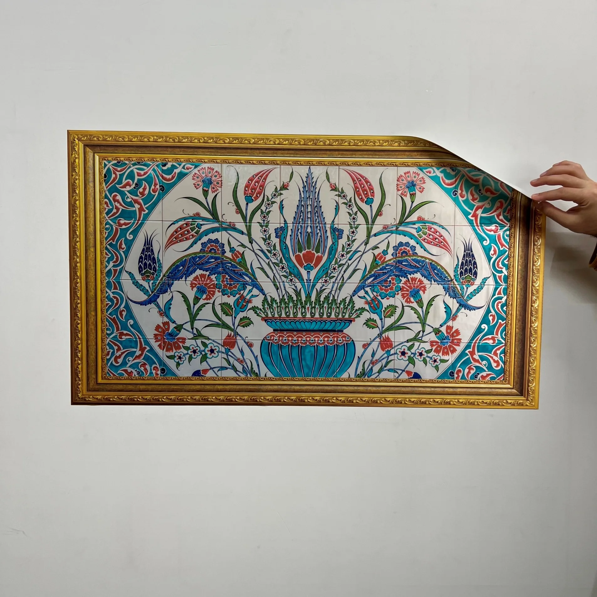 Tile Art Themed Frame Looking Picture Model-2 Reusable Durable ...