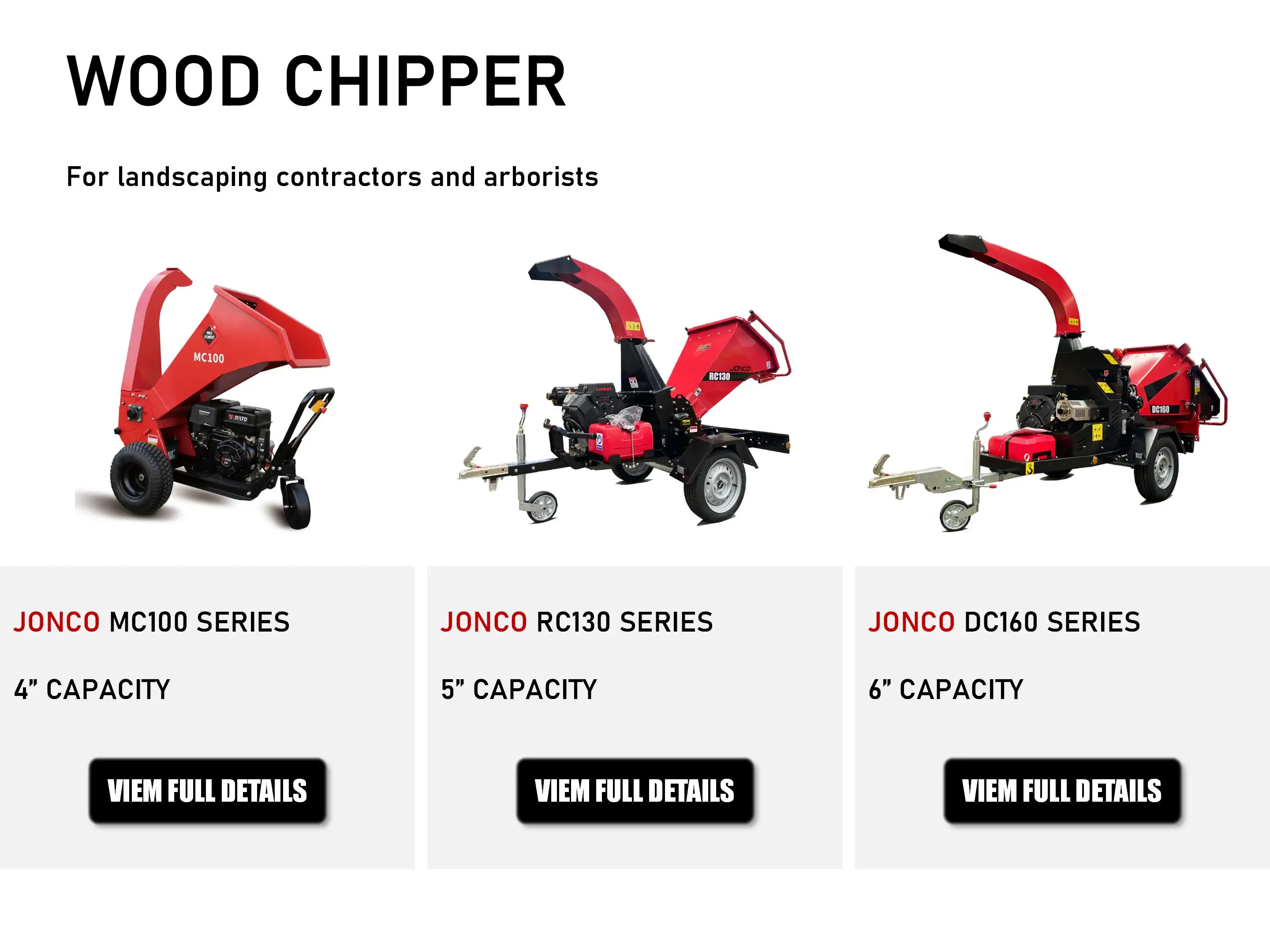 7hp Gasoline Powered Brush Chipper Jonco Garden Wood Chipper Chipeadora ...