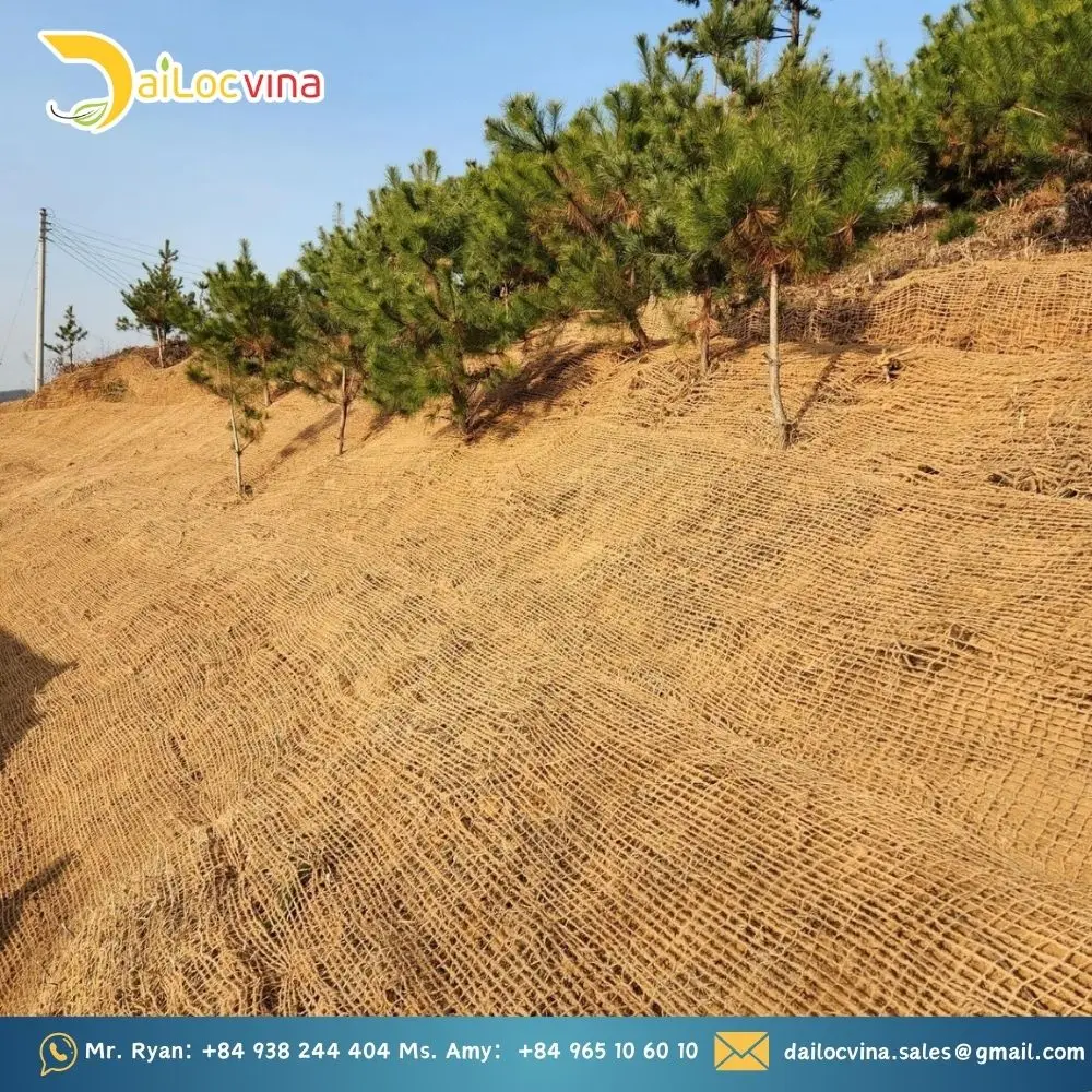 COCONUT MESH NET COIR NET BIODEGRADABLE EROSION CONTROL