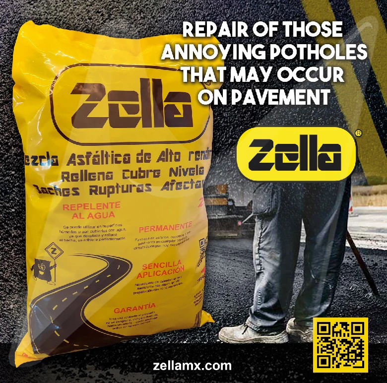 Hersan Cold Mix Asphalt Confined Asphalt Mix Pothole Repair Patcher For ...