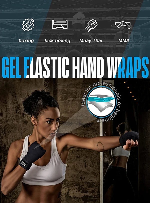 Elastic Hand Wraps For Kickboxing Muay Thai Mma,Boxing Hand Wraps For ...