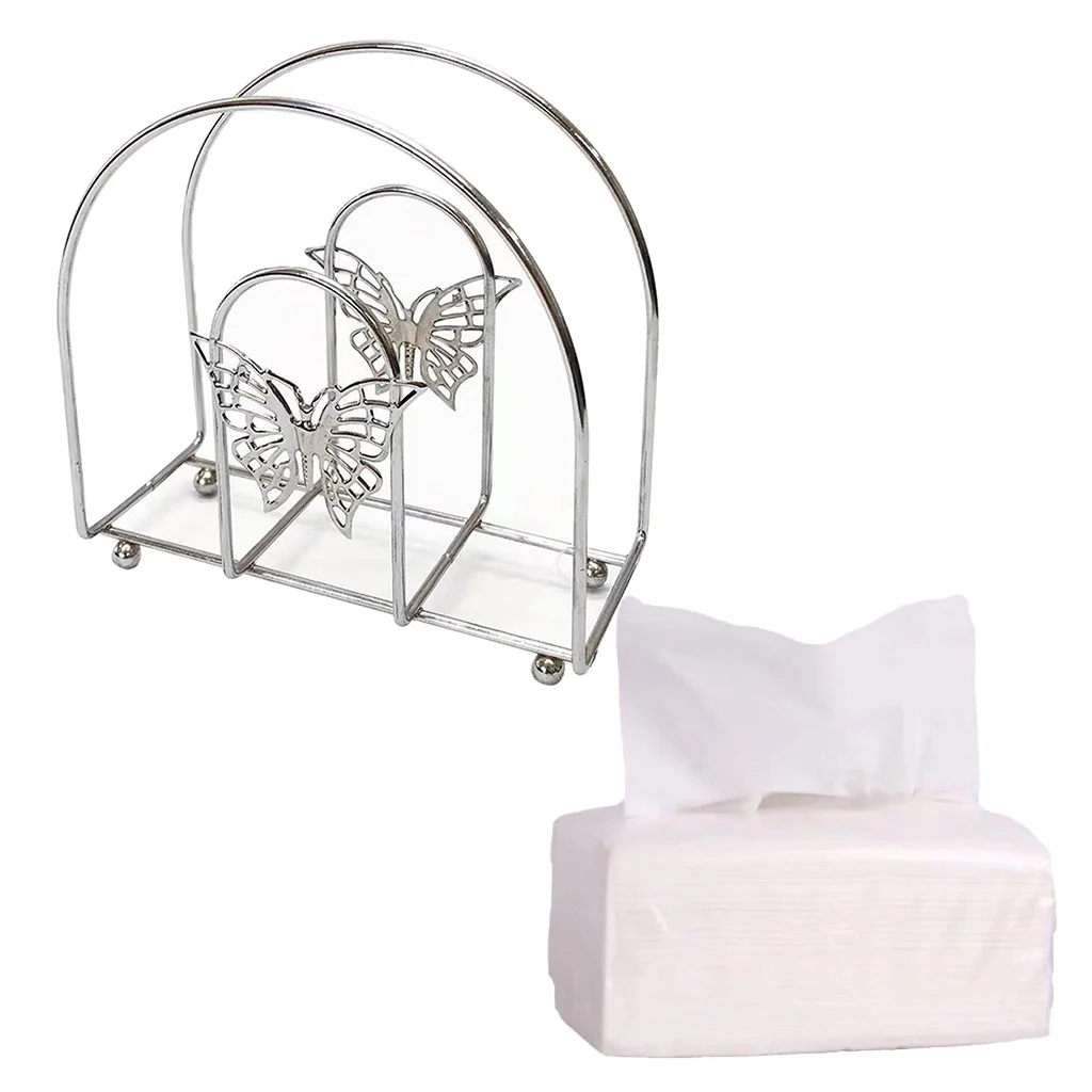 Stainless Steel Napkin /tissue Holder Stand Kitchenware And Restaurant ...