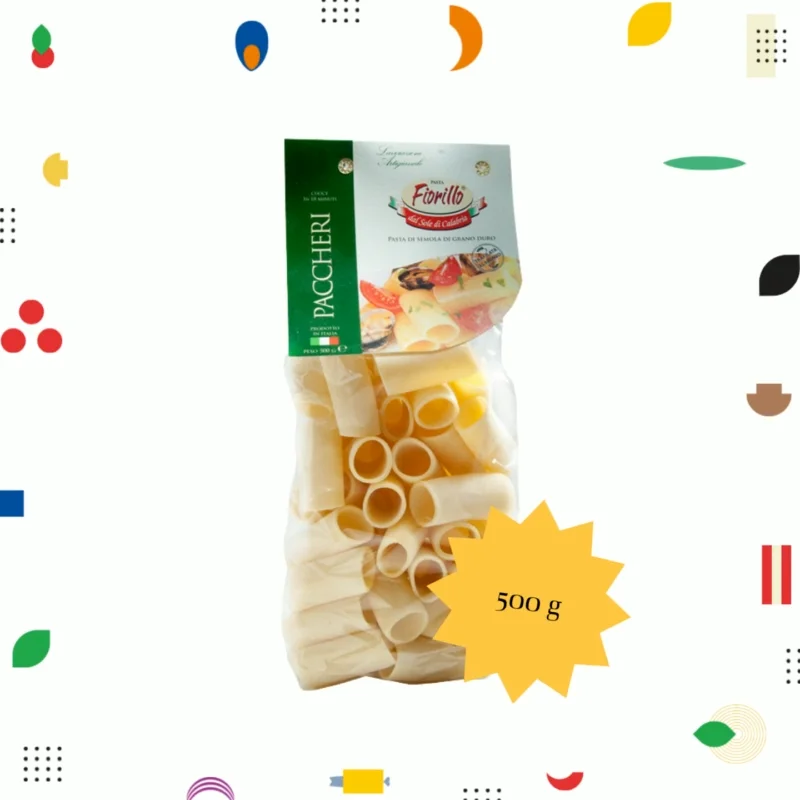 Gourmet Paccheri Pasta - 500g Bronze Extruded Durum Wheat - A Culinary ...