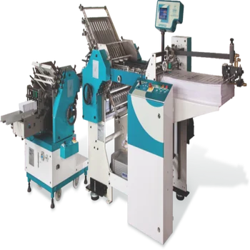 Suction Feed 6 Fold Paper Folding Machine With Double Sheet Detector ...