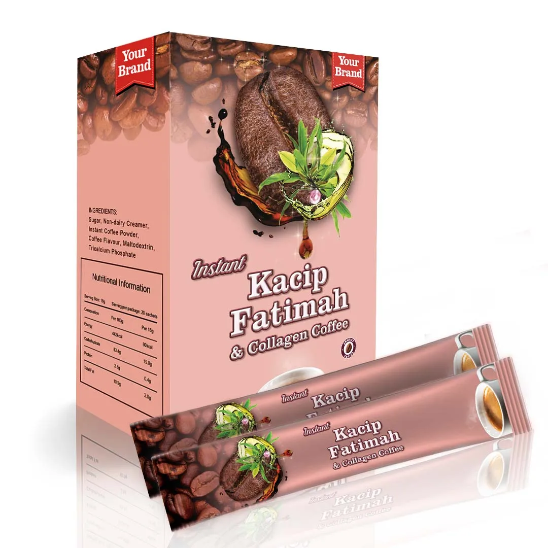 Instant Kacip Fatimah & Collagen Coffee for Women's Health