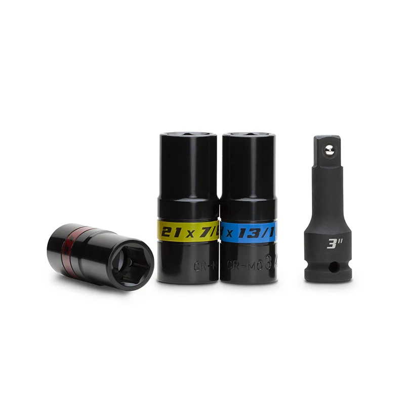 Taiwan 4-piece 1/2" Metric Sae Extra Thin Wall Deep Wheel Protector ...