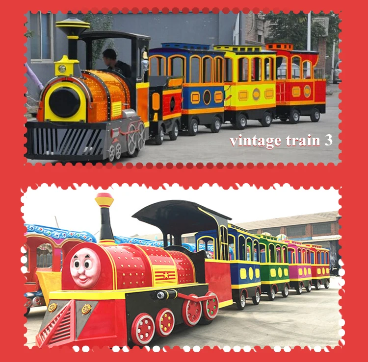 40-seat Internal Combustion Engine Trackless Train For Sale Amusement ...