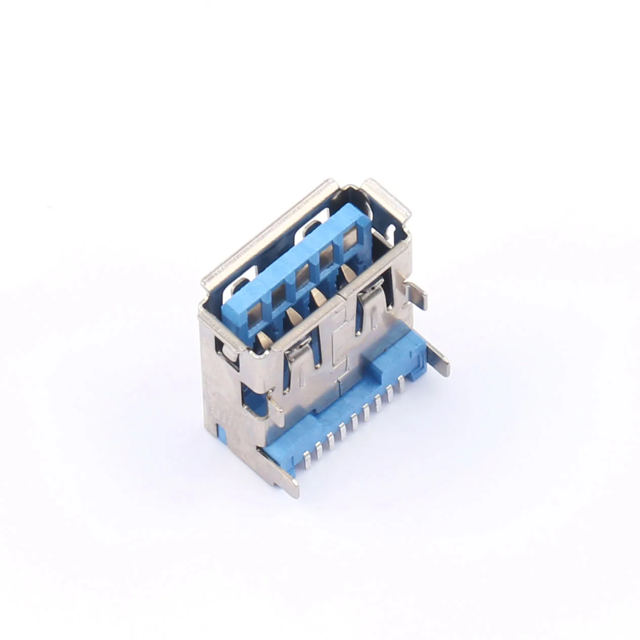 Usb 3.0 Female Af Jack Socket Patch 4 Legs Smt 9pin With Crimping ...