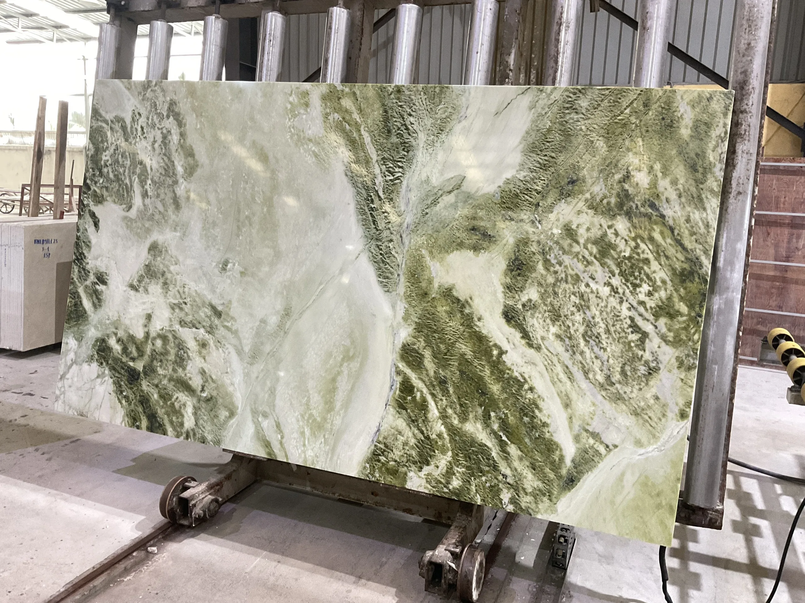 Vietnam Luxury Family Marble Wall Slab Top Quality Italian Ice Jade ...