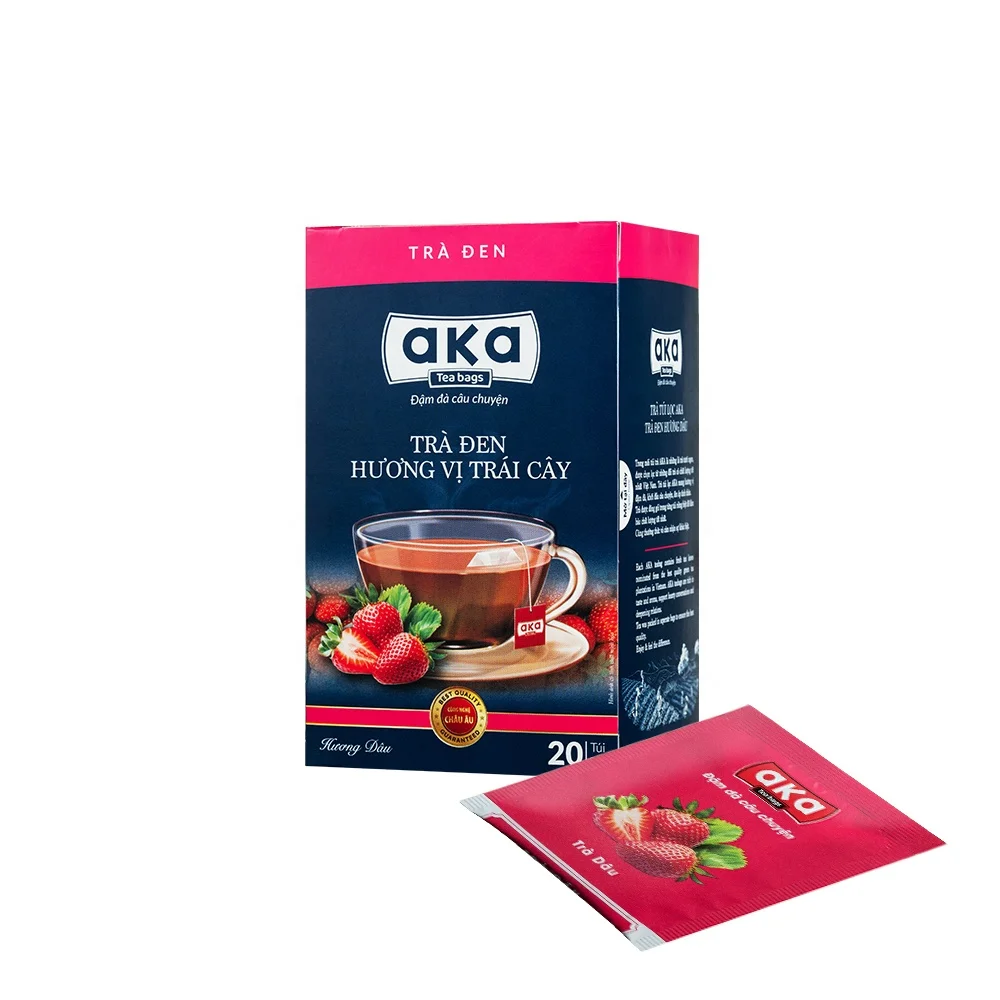 Wholesaler Fruit Flavoured Black Tea 40g High Quality Black Tea Dried ...