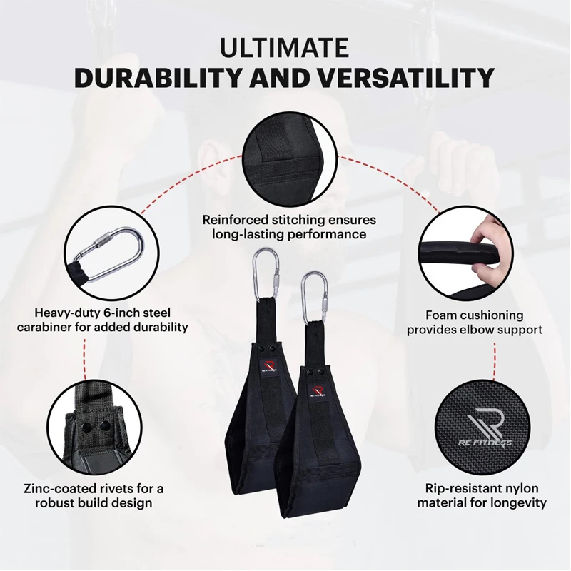 Unique Gym Fitness Perfect Hanging Pull up Bar AB Straps Sling Straps ...