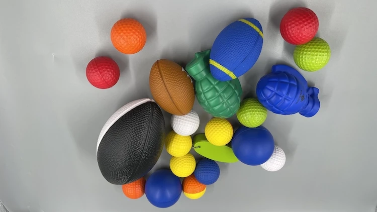 Promotional Pu Stress Golf Ball Reliever Anti Stress Pu Foam Ball - Buy ...