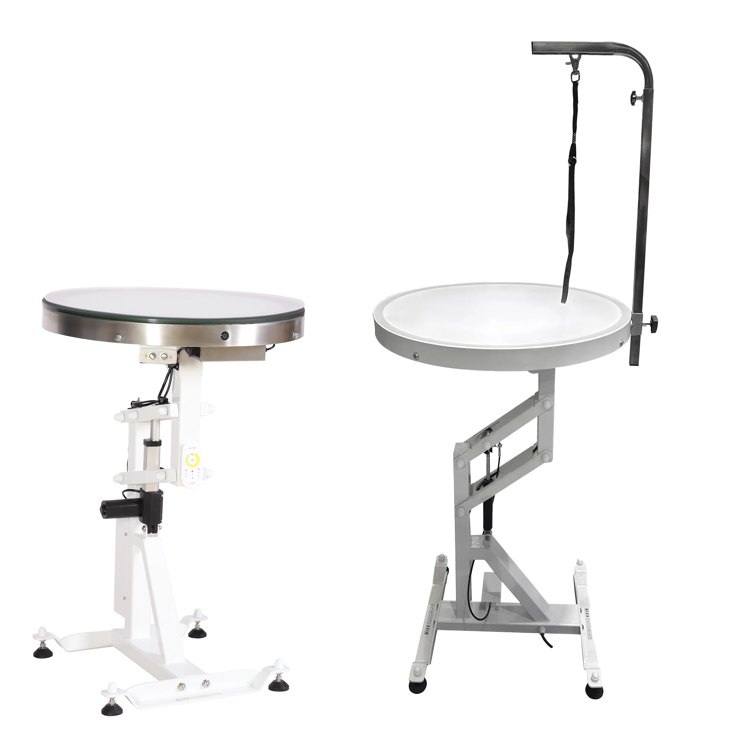 Aeolus Electrical Round Lighting Table Pet Grooming Table with LED ...