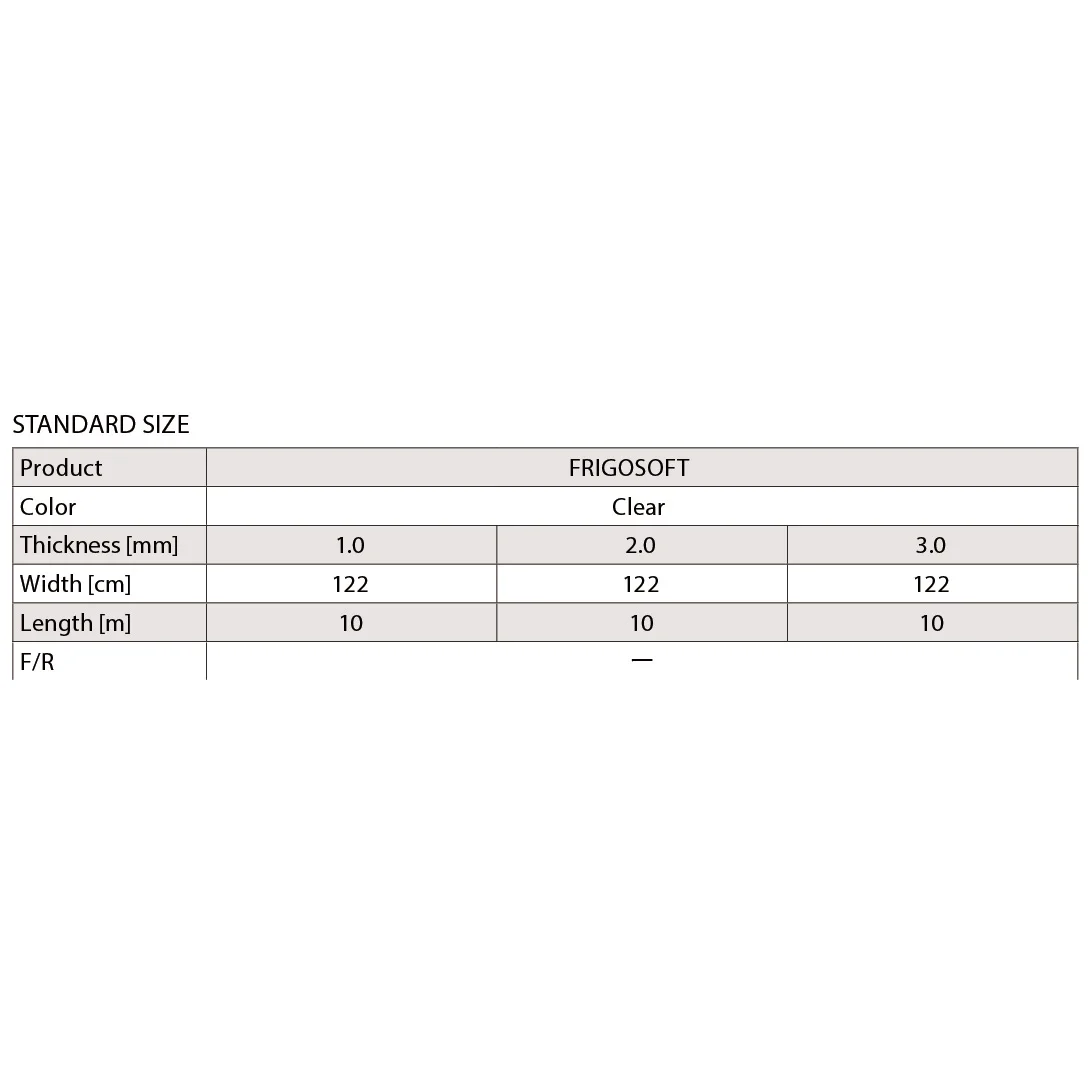 Achilles Cold Proof Pvc Film Frigosoft Made In Japan High Quality Soft ...