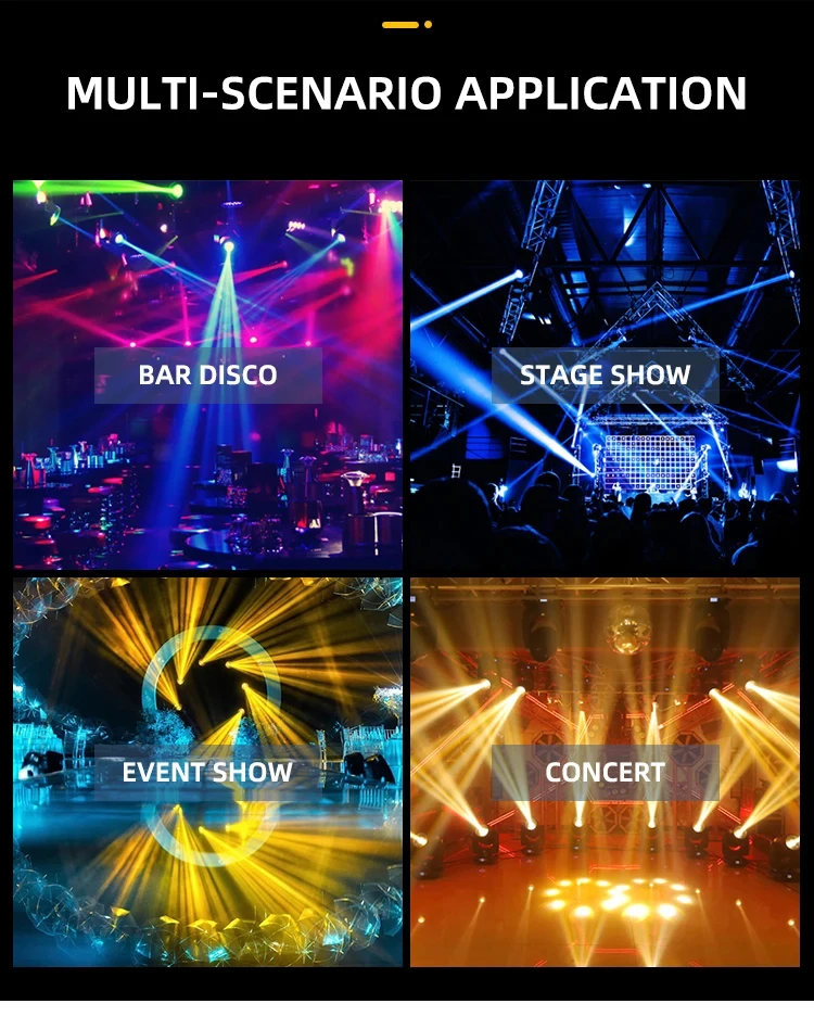 High Quality 3in1 LED Moving Head Light Stage Effect Laser Strobe Beam ...