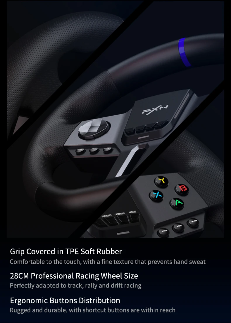 PXN V9 Gen2 Racing Wheel - Ultimate 270° Gaming Experience