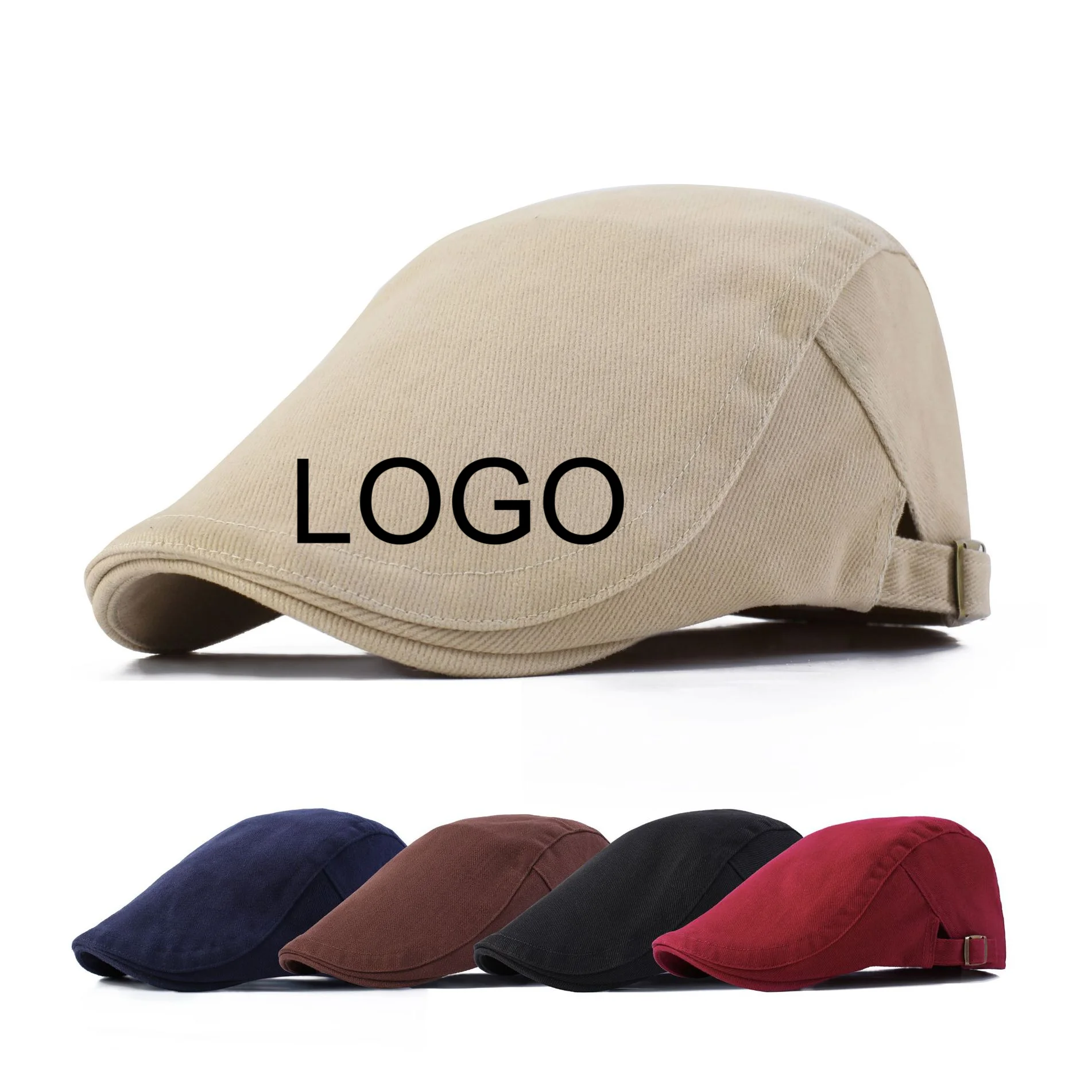 British Classic Vintage Custom Berets With logo Brand Name 100% Pure ...