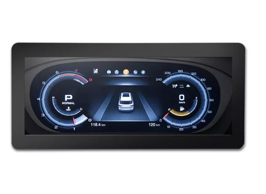 12.3'' 12.3 Inch 1920x720 Resolution Lvds Interface Instrument Cluster ...