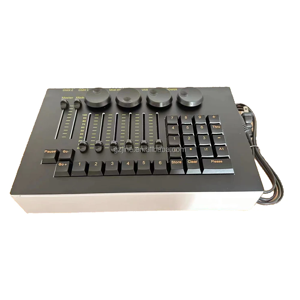 New 1024 Channels Black Mini Ma2 Stage Lighting Console Dmx512 Pearl 2010 Dmx Computer Light ...