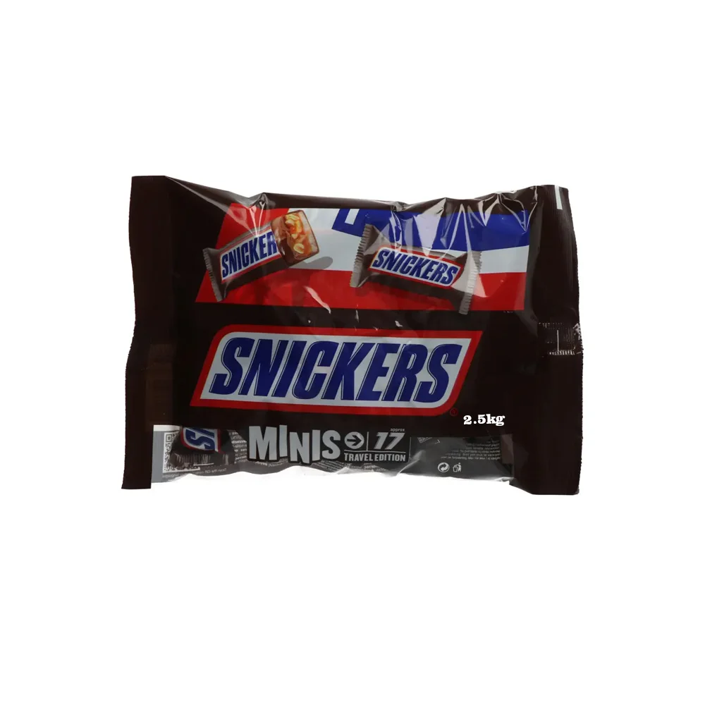 Snickers Chocolate Mini 2.5kg- Indulge In The Timeless Pleasure Of A Classic Chocolate Delight ...