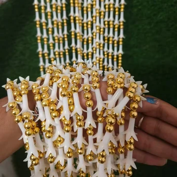 Rajnigandha Jasmine Garland Buds String Nikha And Indian Wedding ...