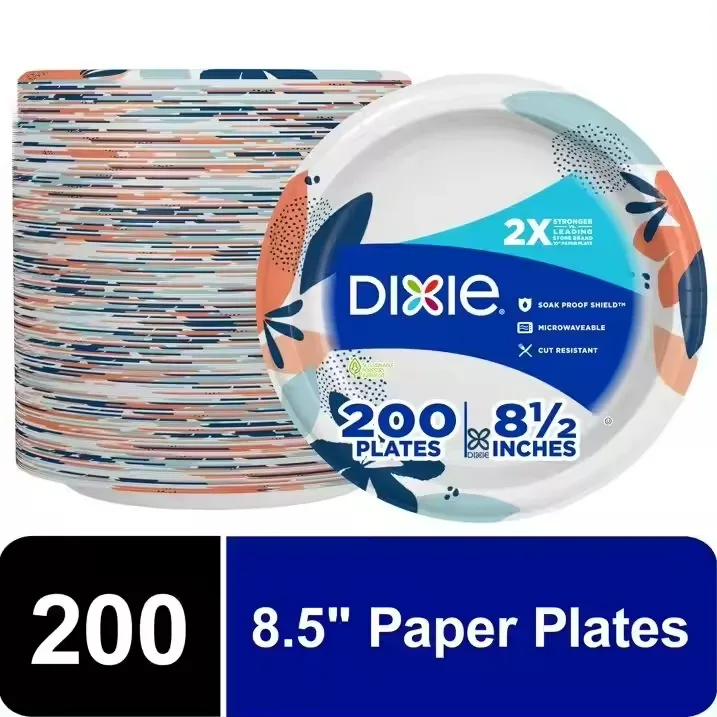 Dixie Ultra Disposable Compostable Paper Bowls,Multicolor,20 Ounce,50 ...