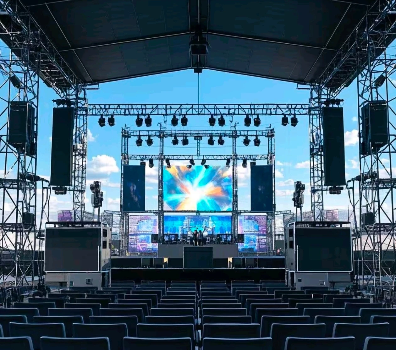 OEM Concert Stage Music Scene Lighting Dj Truss Stage Structure ...